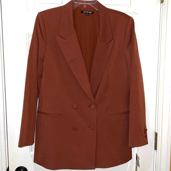 Gianni Bini | Jackets & Coats | Gianni Bini Double Breasted Blazer Rust ...
